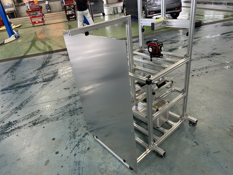 カメラターゲット＆ミリ波レーダ用マルチスタンド